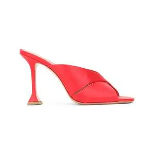 Amina Muaddi Salma 95 Slipper - Red