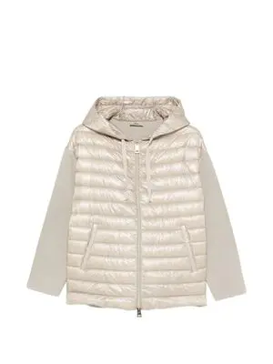 Herno Hooded Down Jacket With Zip Fastening - Multicolor