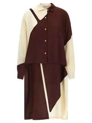 Alberta Ferretti Graphic Print Viscose Shirt
