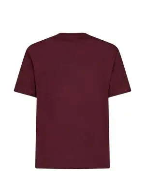 Brunello Cucinelli Logo Cotton T-shirt - Multicolor