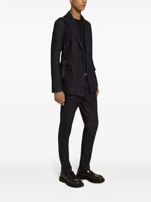 Dolce & Gabbana Double Breasted Denim Blazer