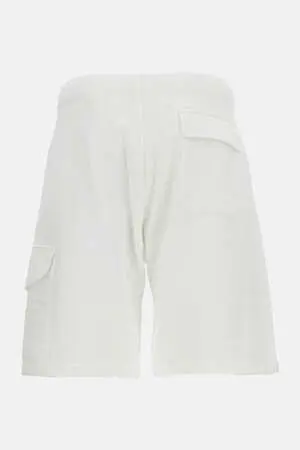 C.P. COMPANY Diagonal Raised Fleece Cargo Sweatshorts - Multicolor