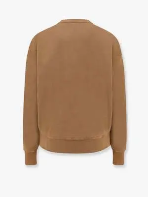 Saint Laurent Certified Cotton Sweatshirt With Logo Label