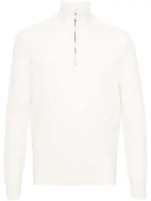 Brunello Cucinelli Cashmere Quarter Zip Sweater - Multicolor