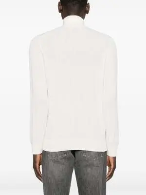 Brunello Cucinelli Cashmere Quarter Zip Sweater - Multicolor