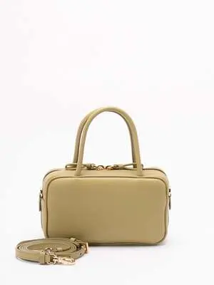 Prada Calf Leather Satchel Bag - Multicolor