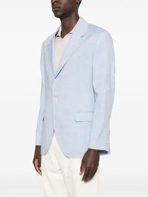 Brunello Cucinelli Single-breasted Blazer Jacket - Multicolor