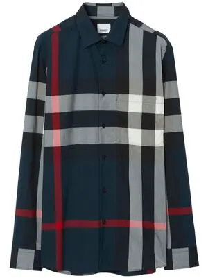 Burberry Check Cotton Shirt - Multicolor