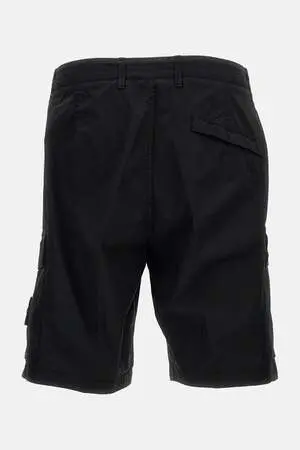 Stone Island Stretch Cotton Cargo Shorts - Multicolor