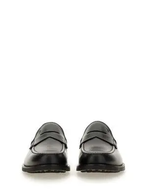 TOD'S Leather Loafers - Black