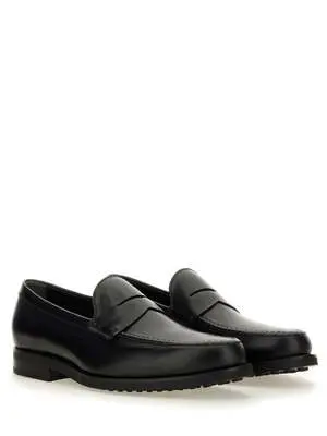 TOD'S Leather Loafers - Black