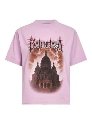 Balenciaga BALENCIAGA Sacré Cœur Medium Fit T-Shirt Multicolor
