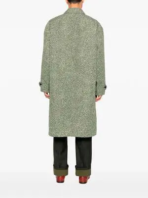 Gucci Textured Polyester Coat Made In Italy
