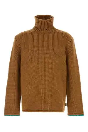 Loewe Camel Wool Turtleneck Sweater - Brown
