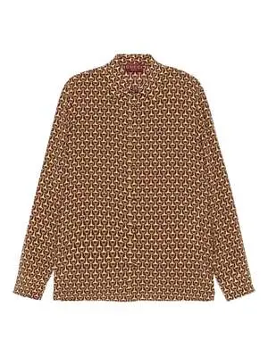Gucci Classic Skinny `horsebit` Shirt - Multicolor