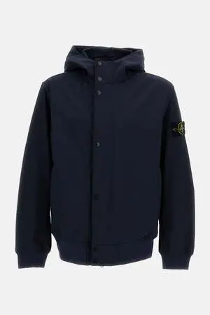 Stone Island Soft Shell Hooded Jacket - Multicolor