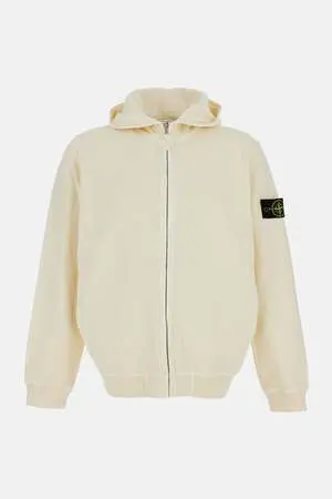 Stone Island Organic Cotton Fleece Hoodie