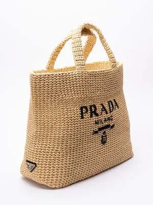 Prada Crochet Tote Bag - Multicolor