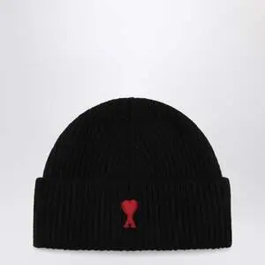 Ami Wool Beanie - Black