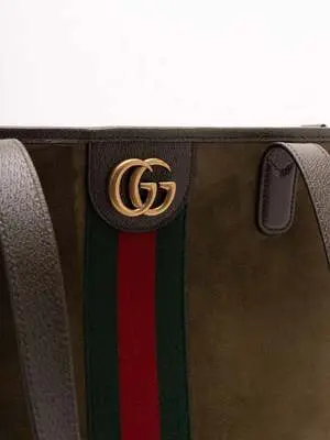 Gucci Calf Leather Tote - Multicolor
