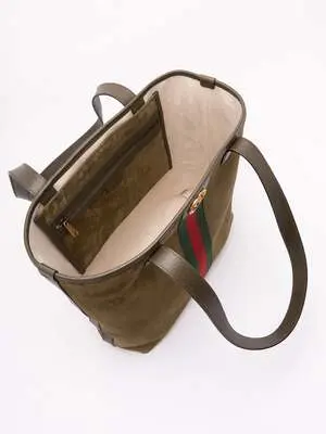 Gucci Calf Leather Tote - Multicolor