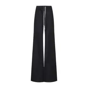 Rick Owens Cupro Drawstring Bias Pants