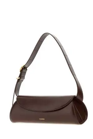 JIL SANDER Leather Crossbody Bag - Brown