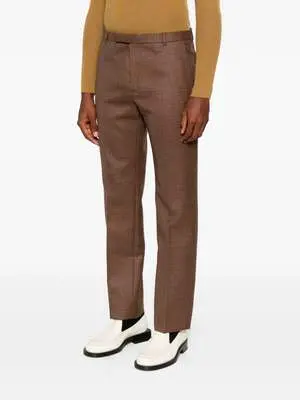 Gucci Houndstooth Wool Tailored Pants