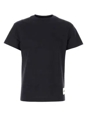 JIL SANDER Midnight Cotton T-shirt Set - Blue