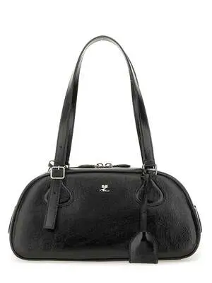 COURREGES Shoulder Bag Friday Medium - Black