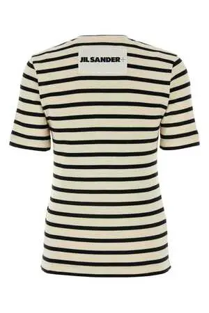 JIL SANDER Embroidered Cotton T-shirt