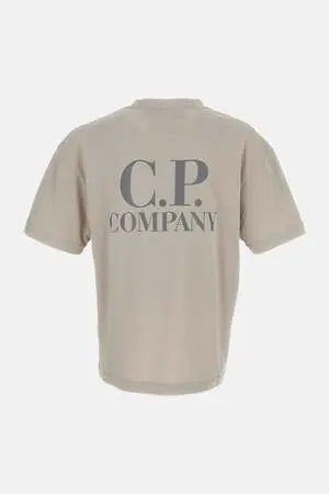 C.P. COMPANY Crew Neck Logo T-shirt - Multicolor