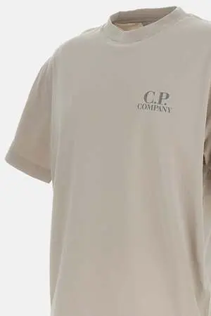 C.P. COMPANY Crew Neck Logo T-shirt - Multicolor