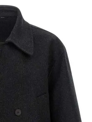 Fendi Wool Felt Double-breasted Blouson