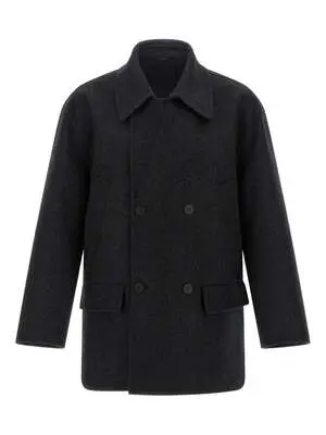 Fendi Wool Felt Double-breasted Blouson - Multicolor