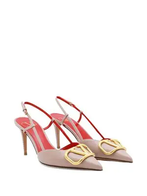 Valentino Garavani Vlogo Signature Slingback Pumps - Multicolor