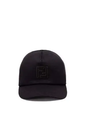 Fendi Baseball Cap With Embroidered Ff Detail - Multicolor