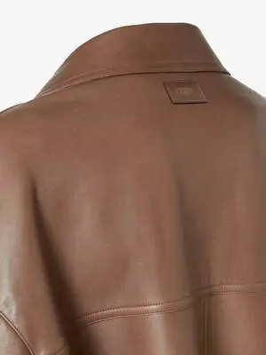 Fendi Oversize Leather Trench