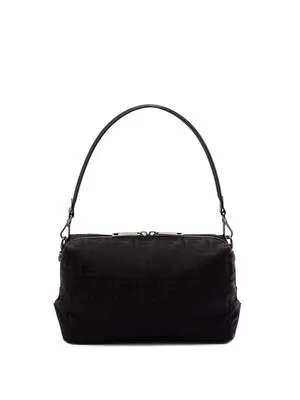 Fendi Ff Logo Monogram Baguette Bag - Multicolor
