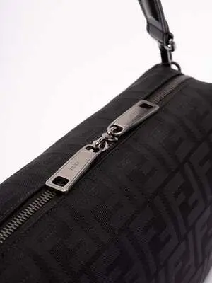 Fendi Ff Logo Monogram Baguette Bag