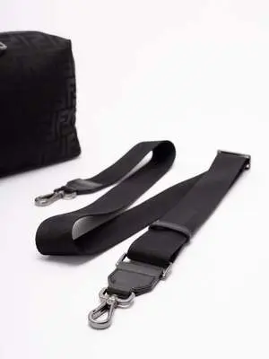 Fendi Ff Logo Monogram Baguette Bag