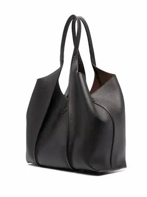TOD'S T Timeless Pendant Tote Bag In Leather - Multicolor