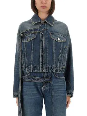JEAN PAUL GAULTIER Oversize Denim Jacket - Blue