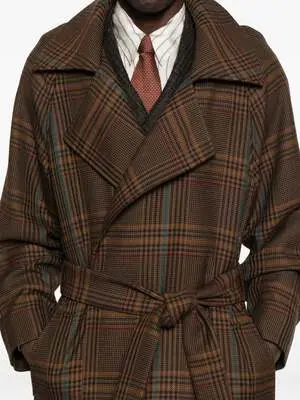 Saint Laurent Wool Raglan Coat