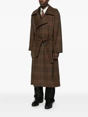 Saint Laurent Wool Raglan Coat