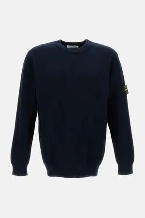 Stone Island Stone Island Crewneck Sweatshirt With Removable Logo Patch Multicolor