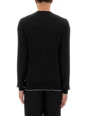 Balmain Silk And Cotton Knit Sweater
