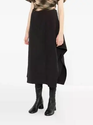 JNBY Asymmetric Slit Skirt