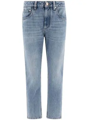 Brunello Cucinelli Denim Cotton Jeans - Multicolor