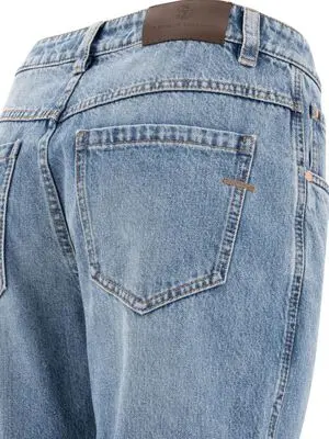 Brunello Cucinelli Denim Cotton Jeans - Multicolor